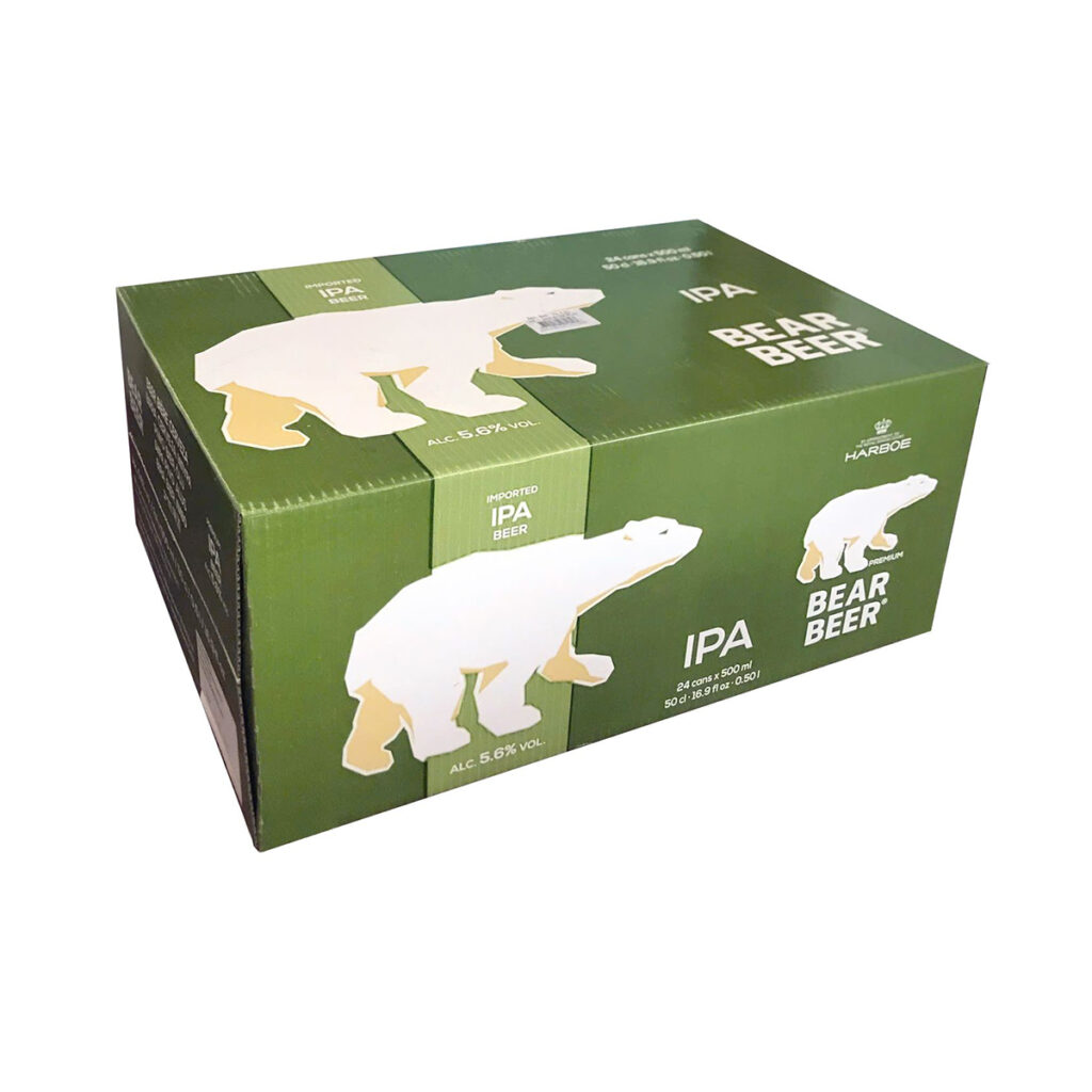 BIA GẤU BEAR BEER IPA5.6% Đức – Thùng 24 Lon 500ml.